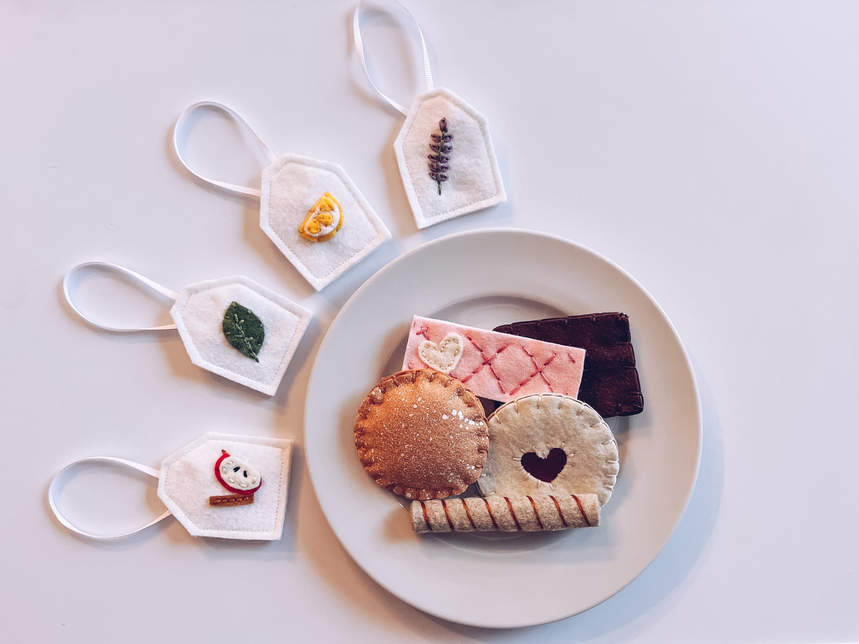 Tea Party Set Felt Tea Bags Childrens Tea Set Felt Food - Etsy