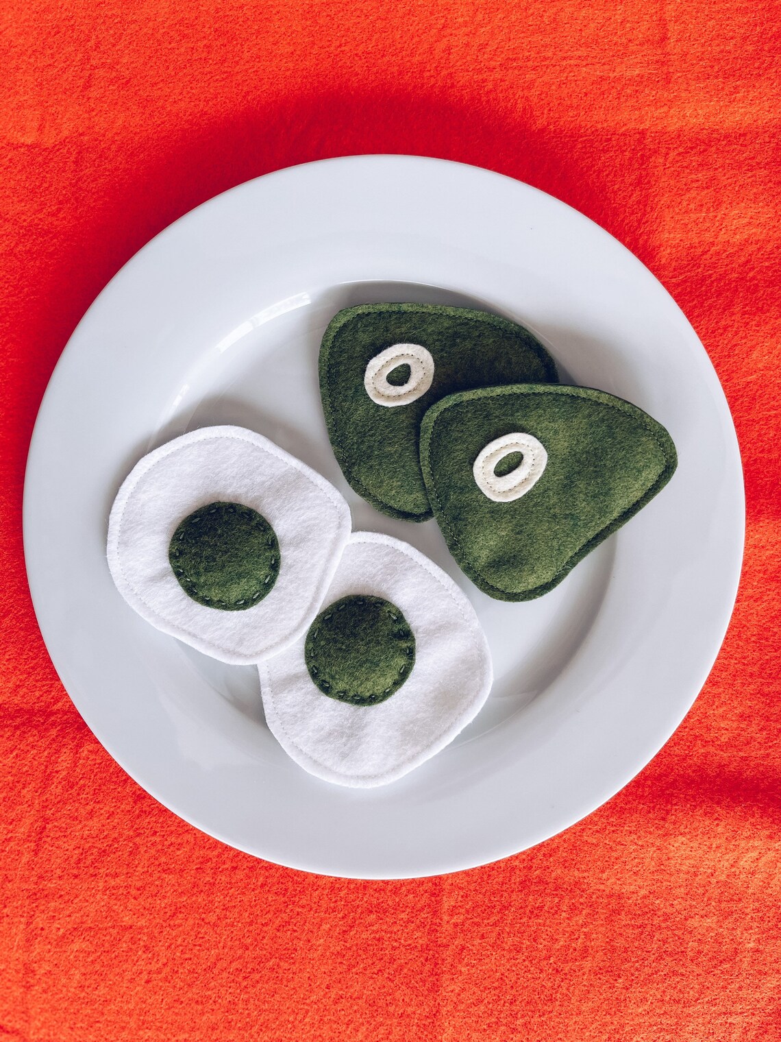 Green Eggs and Ham Felt Food | Dr Seuss | Pretend Play Food | Felt Play ...