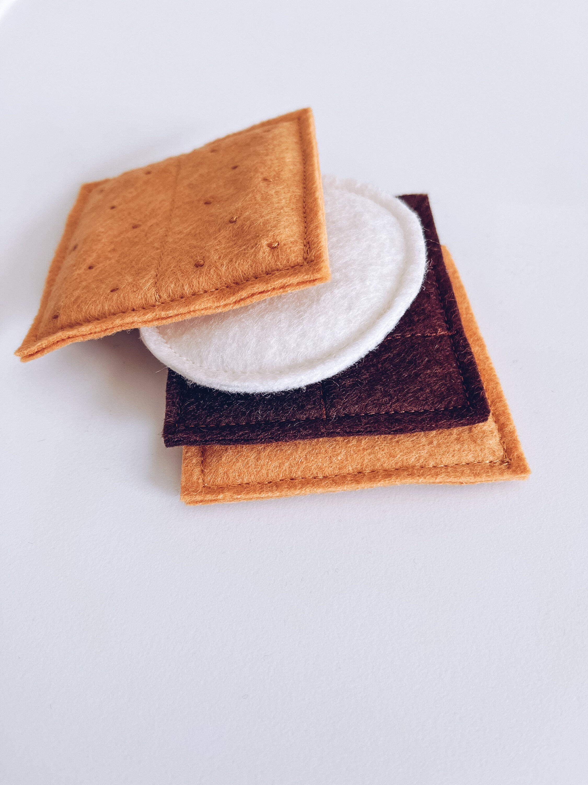 Smores Felt Food Set Toy Food Felt Food for Kids Felt - Etsy