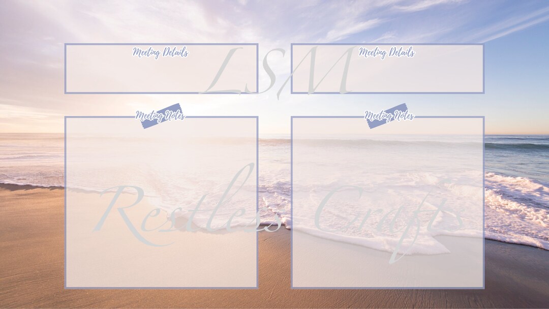 One Note Template- Beach Package - Etsy