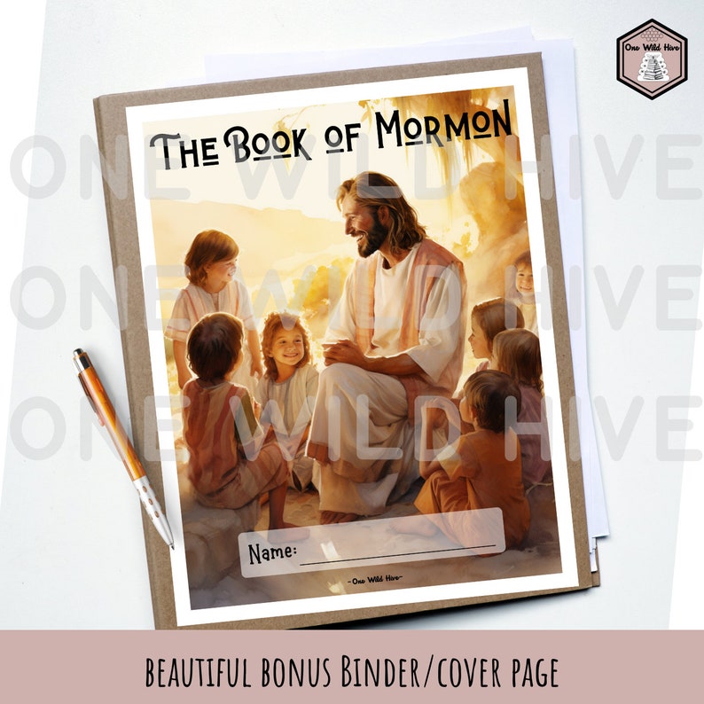 Come Follow Me 2024 Posters Book of Mormon Binder Dividers, LDS ...