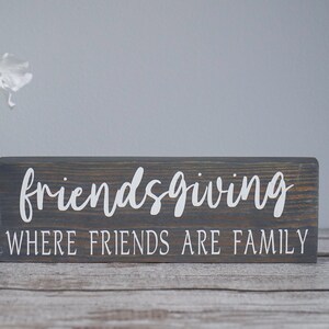 Friendsgiving Wooden Sign - Etsy