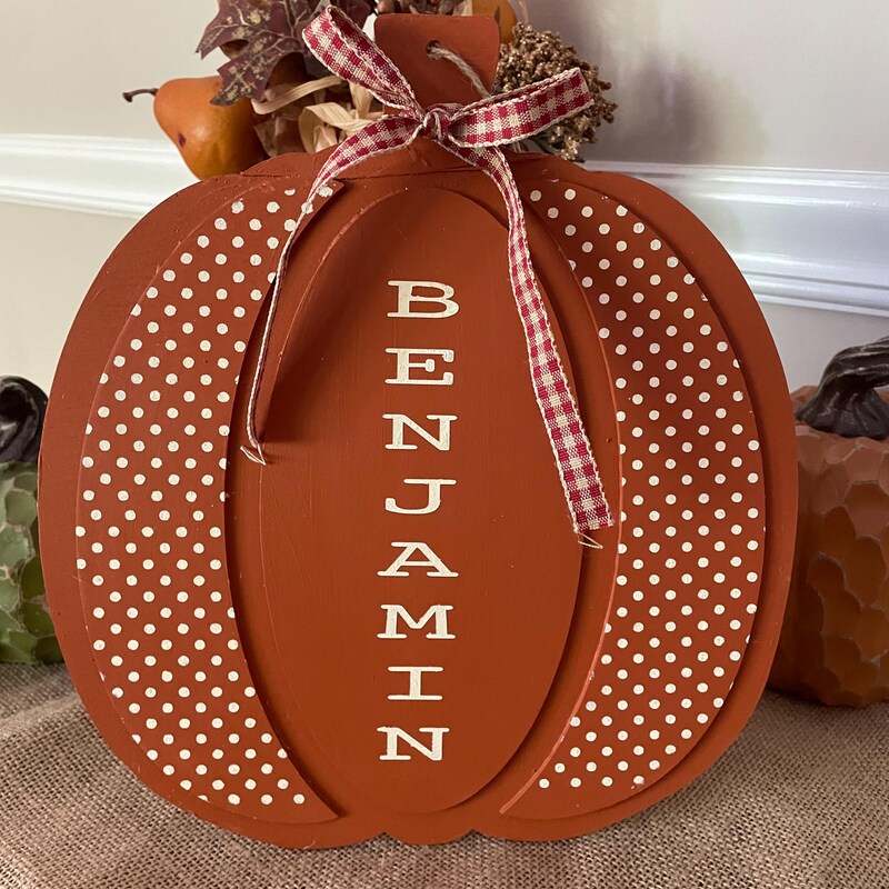 Pumpkin Sign - Etsy