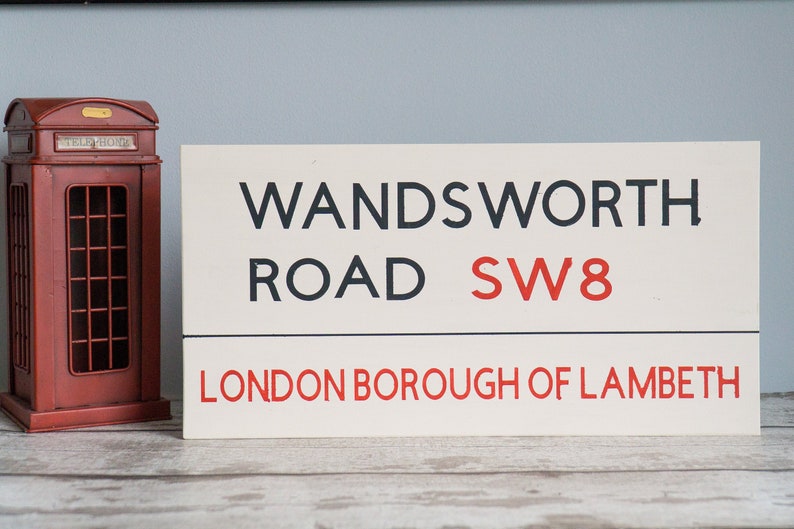 Customized London Street Sign - Etsy