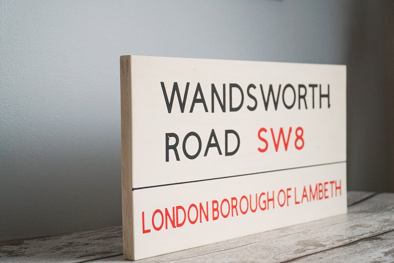Customized London Street Sign - Etsy