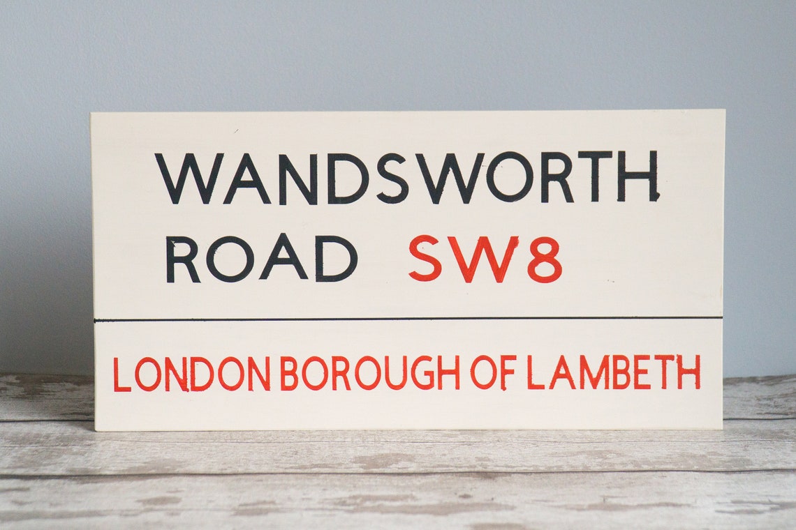Customized London Street Sign - Etsy