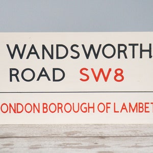 Customized London Street Sign - Etsy