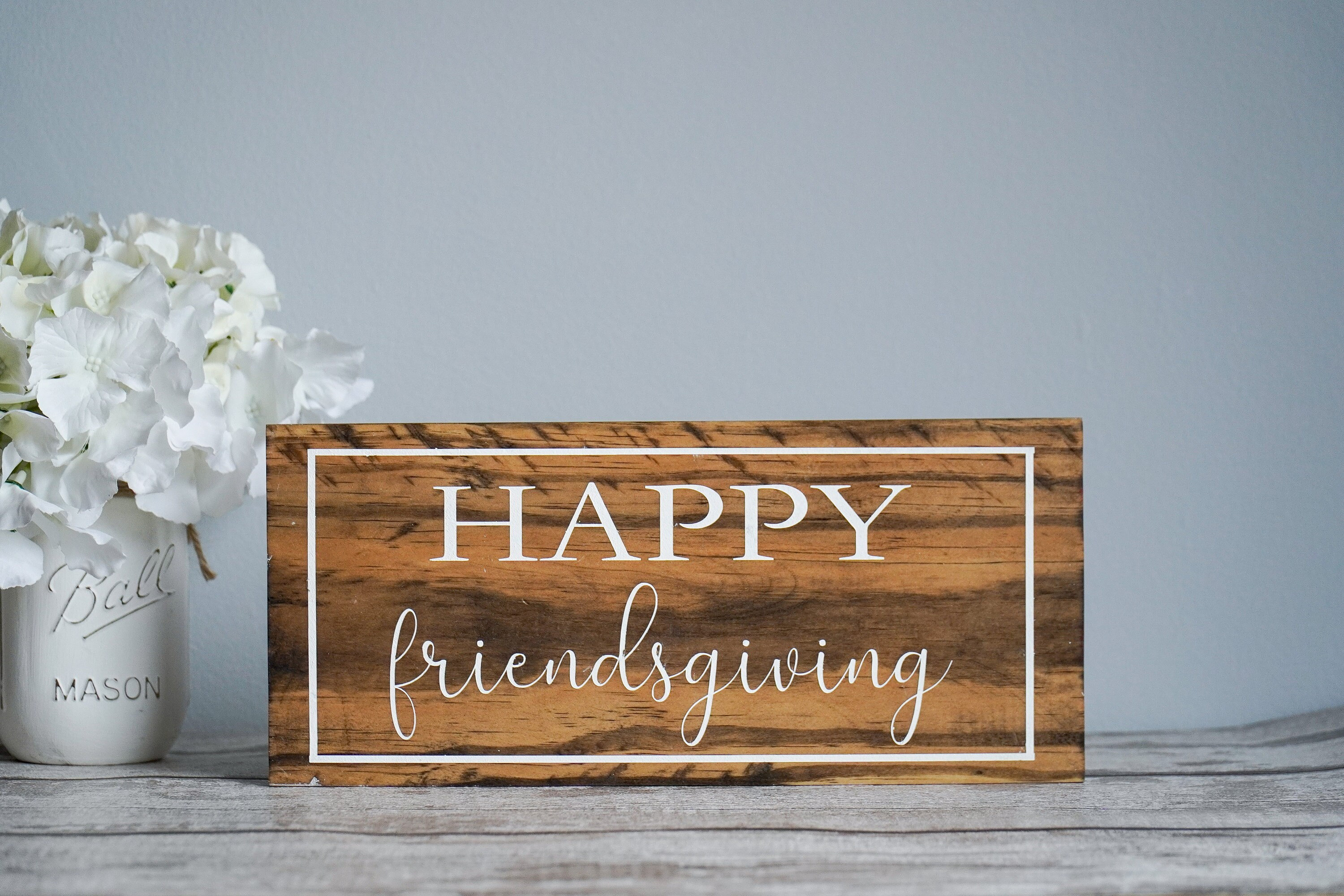 Happy Friendsgiving Wooden Sign - Etsy