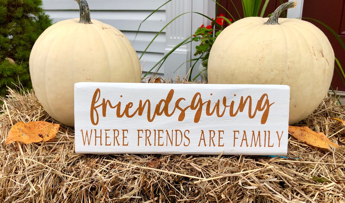 Friendsgiving Wooden Sign - Etsy