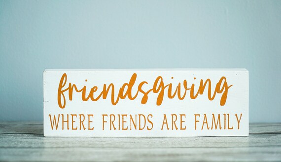 Friendsgiving Wooden Sign | Etsy