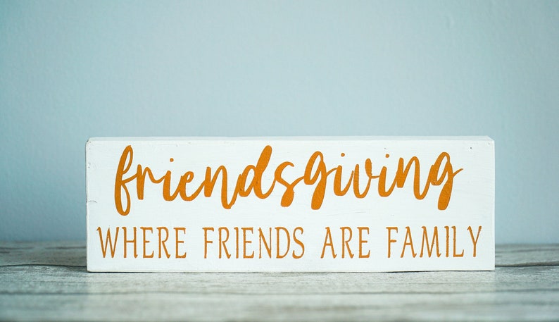 Friendsgiving Wooden Sign - Etsy
