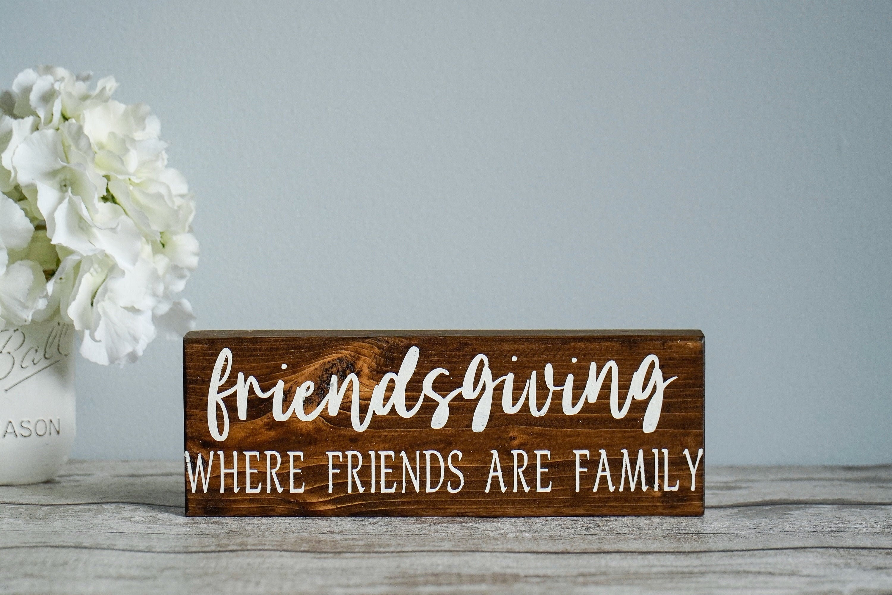 Friendsgiving Wooden Sign - Etsy