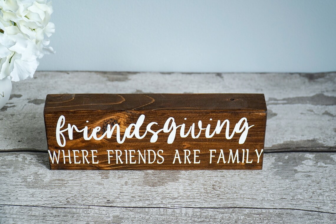 Friendsgiving Wooden Sign | Etsy