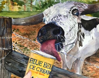 Blue Bell Ice Cream Sign - Etsy