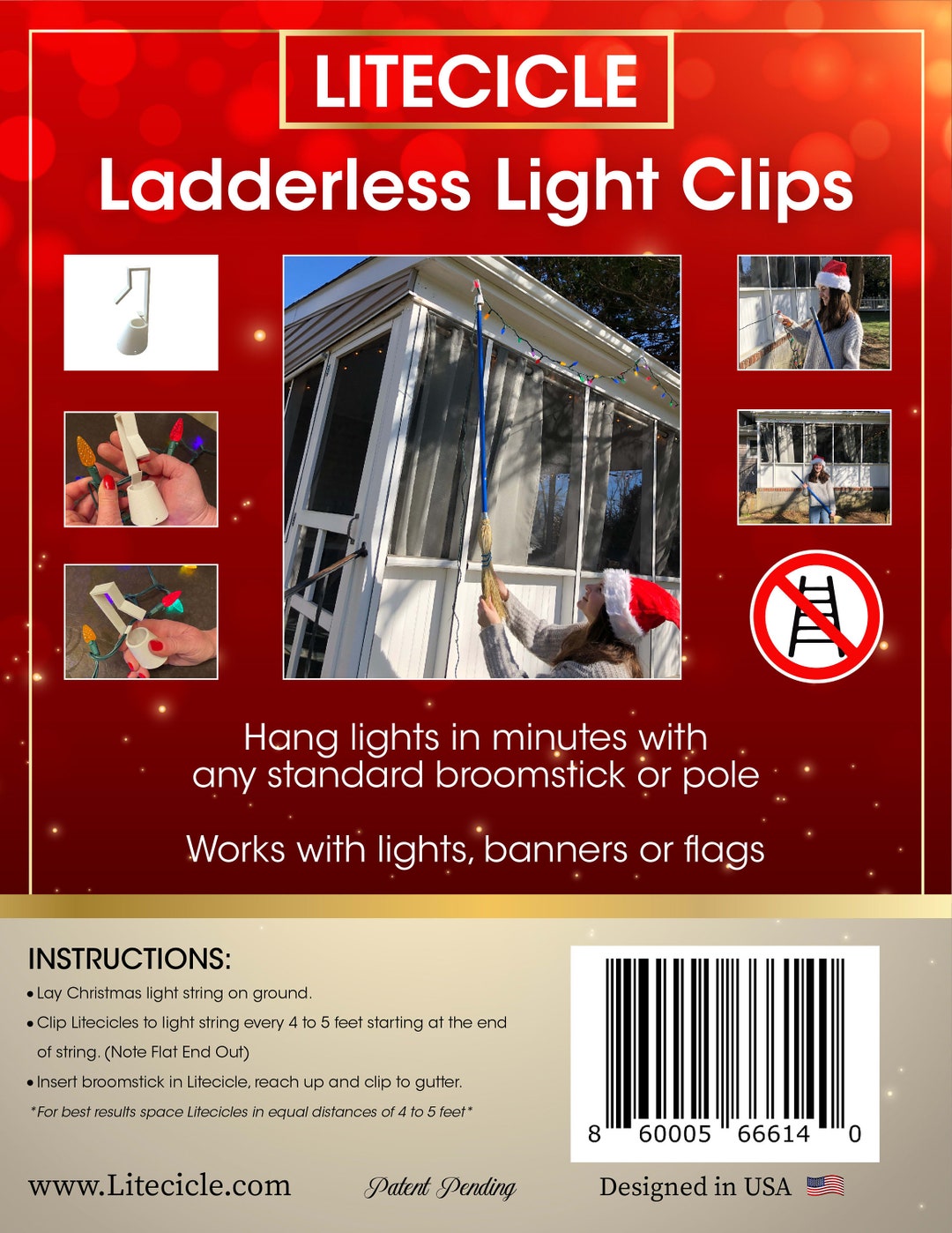 Litecicle Ladderless Light Clips - Etsy