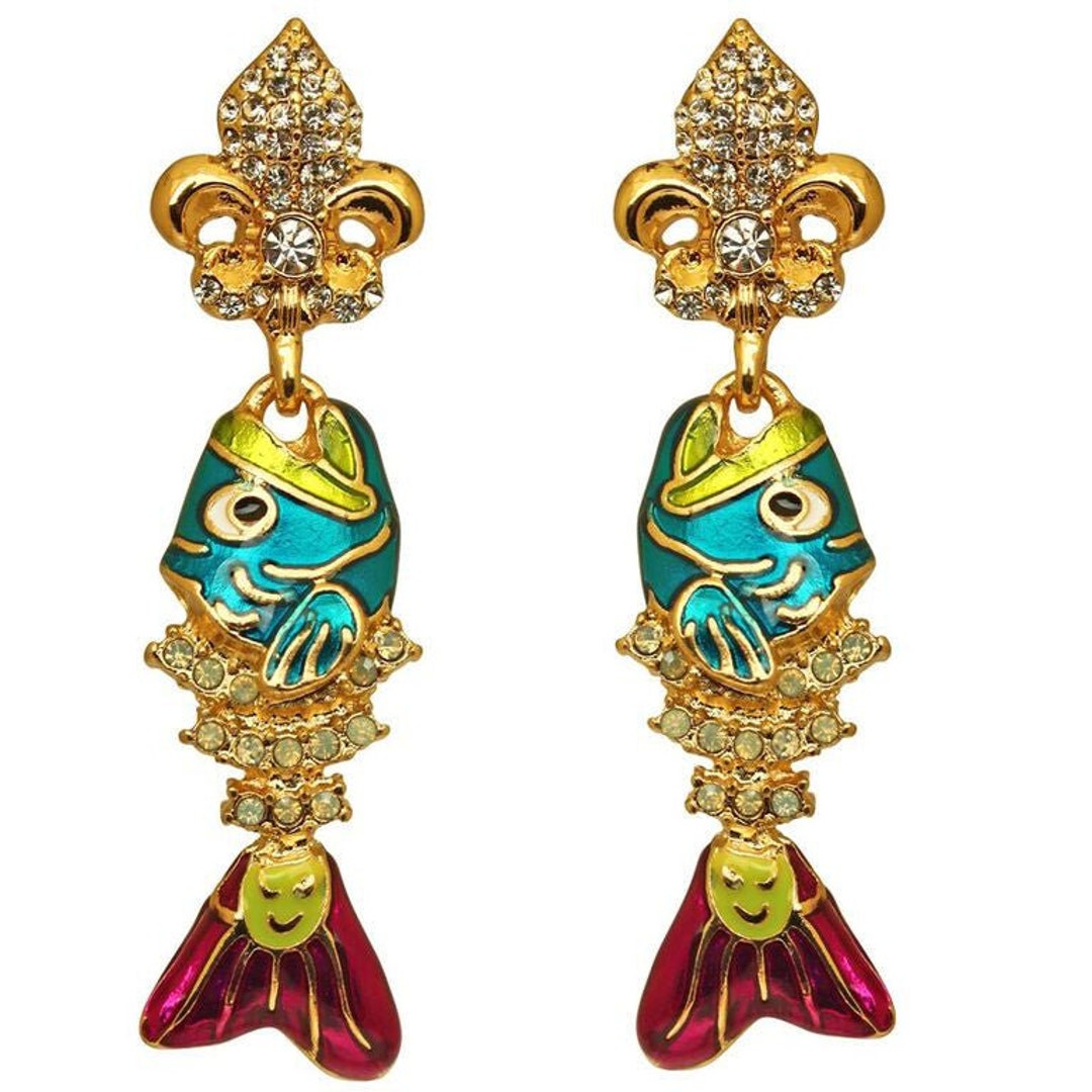 Ritzy Couture Unique Style Fish Sticks Fishbone Pave Crystal - Etsy