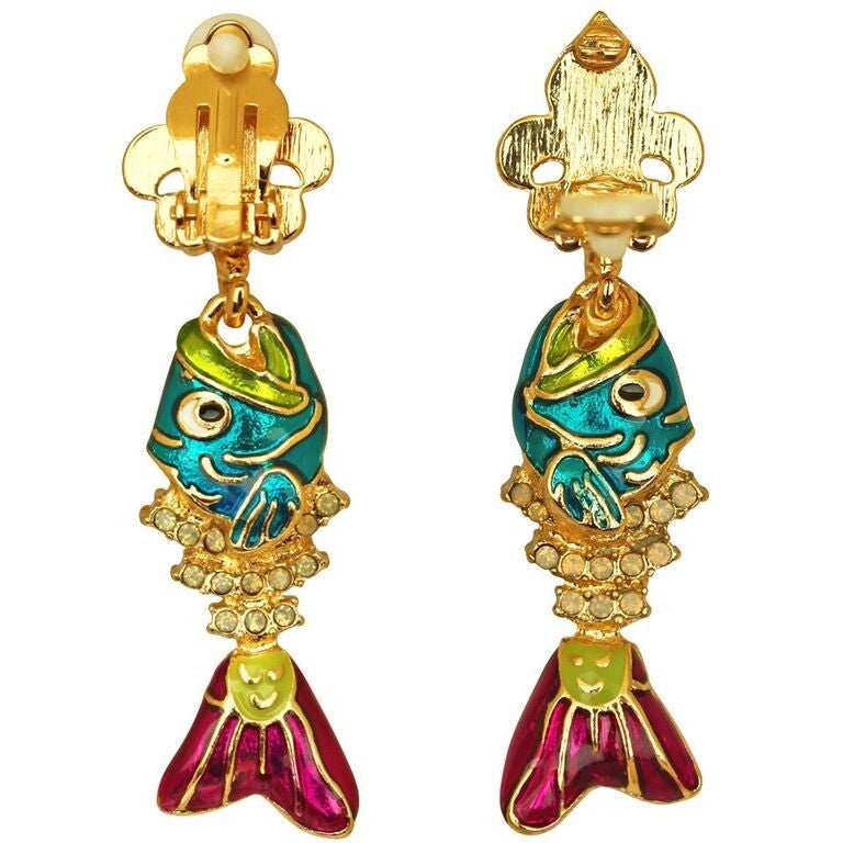 Ritzy Couture Unique Style Fish Sticks Fishbone Pave Crystal - Etsy