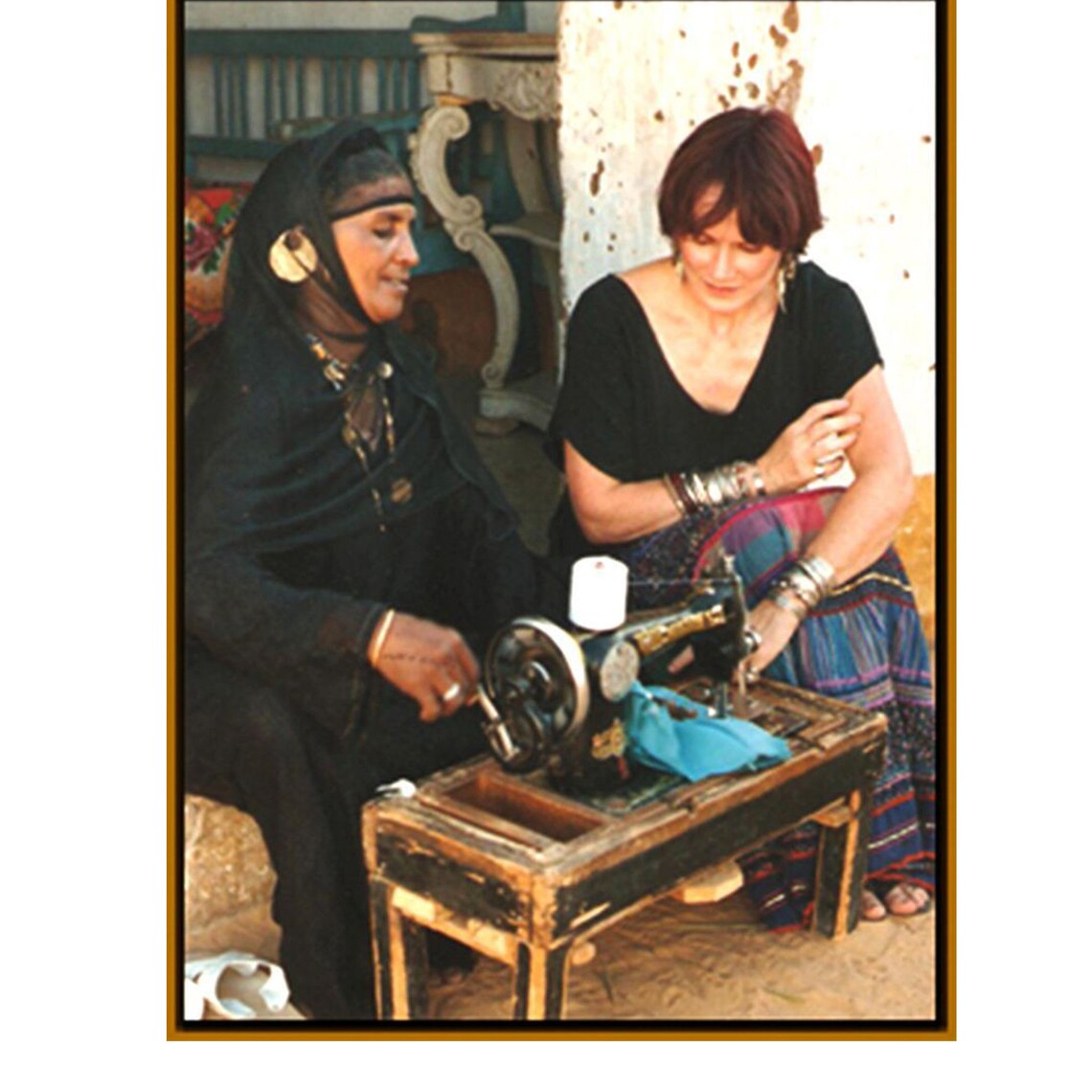 Tabra Jewelry 925 Silver Bronze Moon Flowers Connector Charm Vault ...