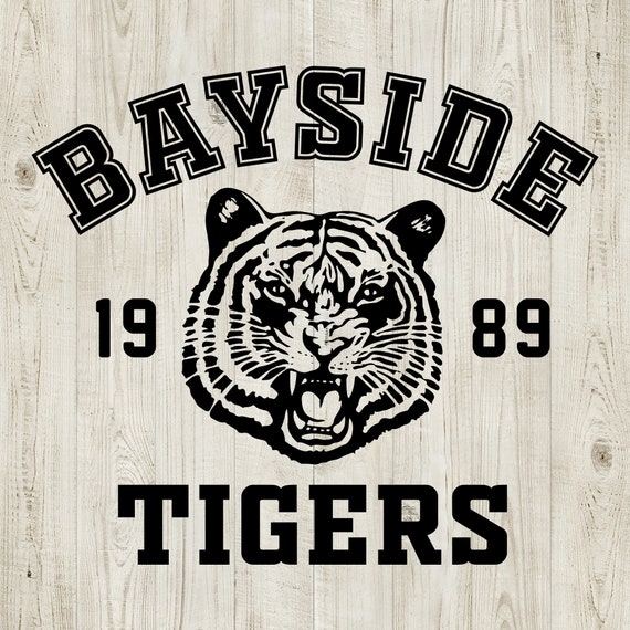 Bayside Tiger Logo Bayside Tigers Logo Vintage Poster By Nam Ngoa