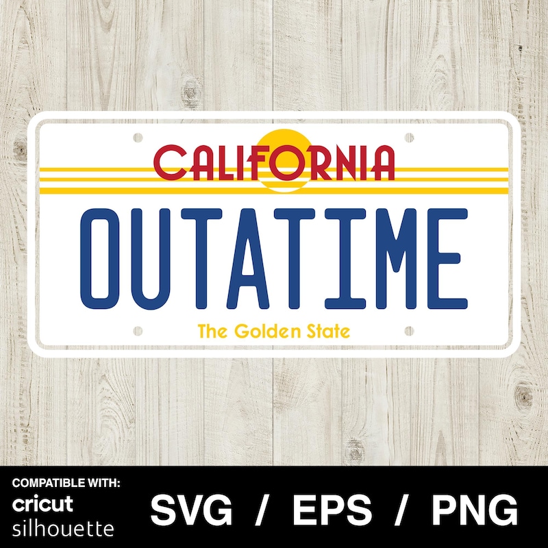 Outatime Plate - Etsy UK