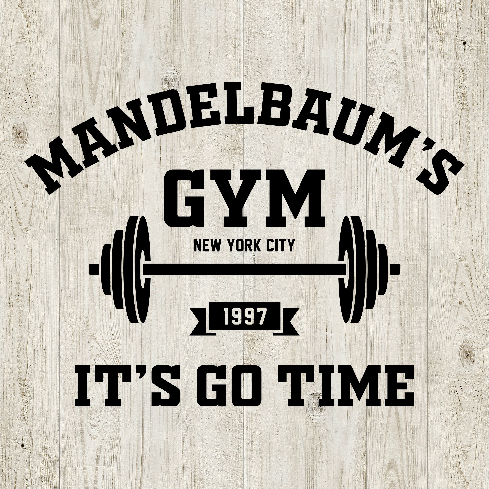 Seinfeld SVG Mandelbaum's Gym Cortar archivos para | Etsy