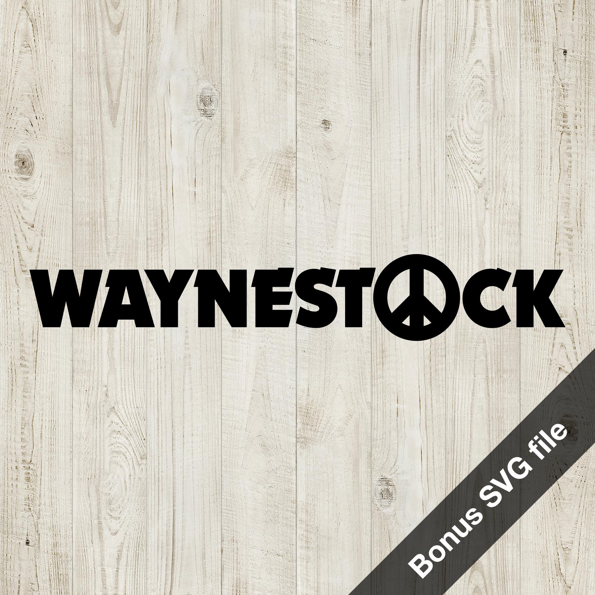 Wayne's World Waynestock SVG – Cricut & Silhouette Cut Files (digital ...