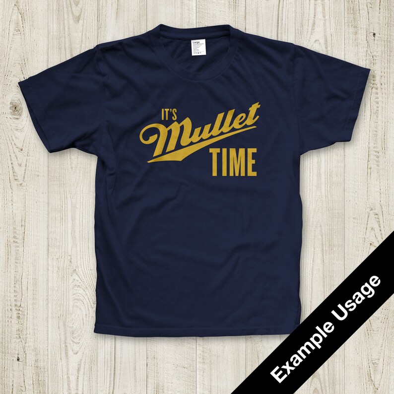 It's Mullet Time SVG Cut Files for Cricut and Silhouette - Etsy