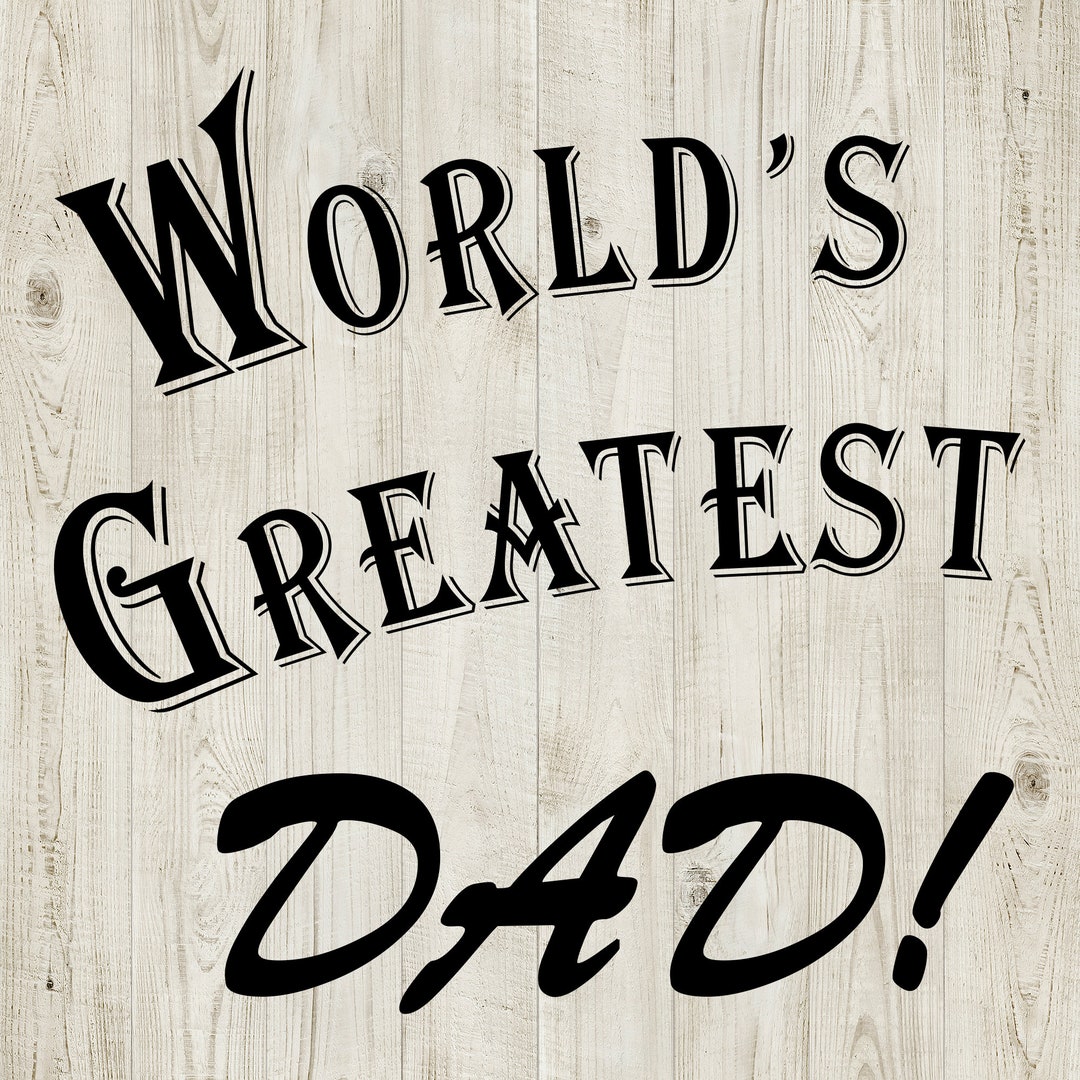 Seinfeld SVG World's Greatest Dad - Cut Files for Cricut and Silhouette ...