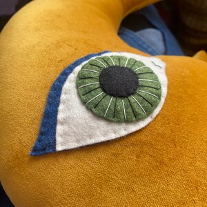 Gold Cotton Velvet Crescent Moon Cushion - Etsy