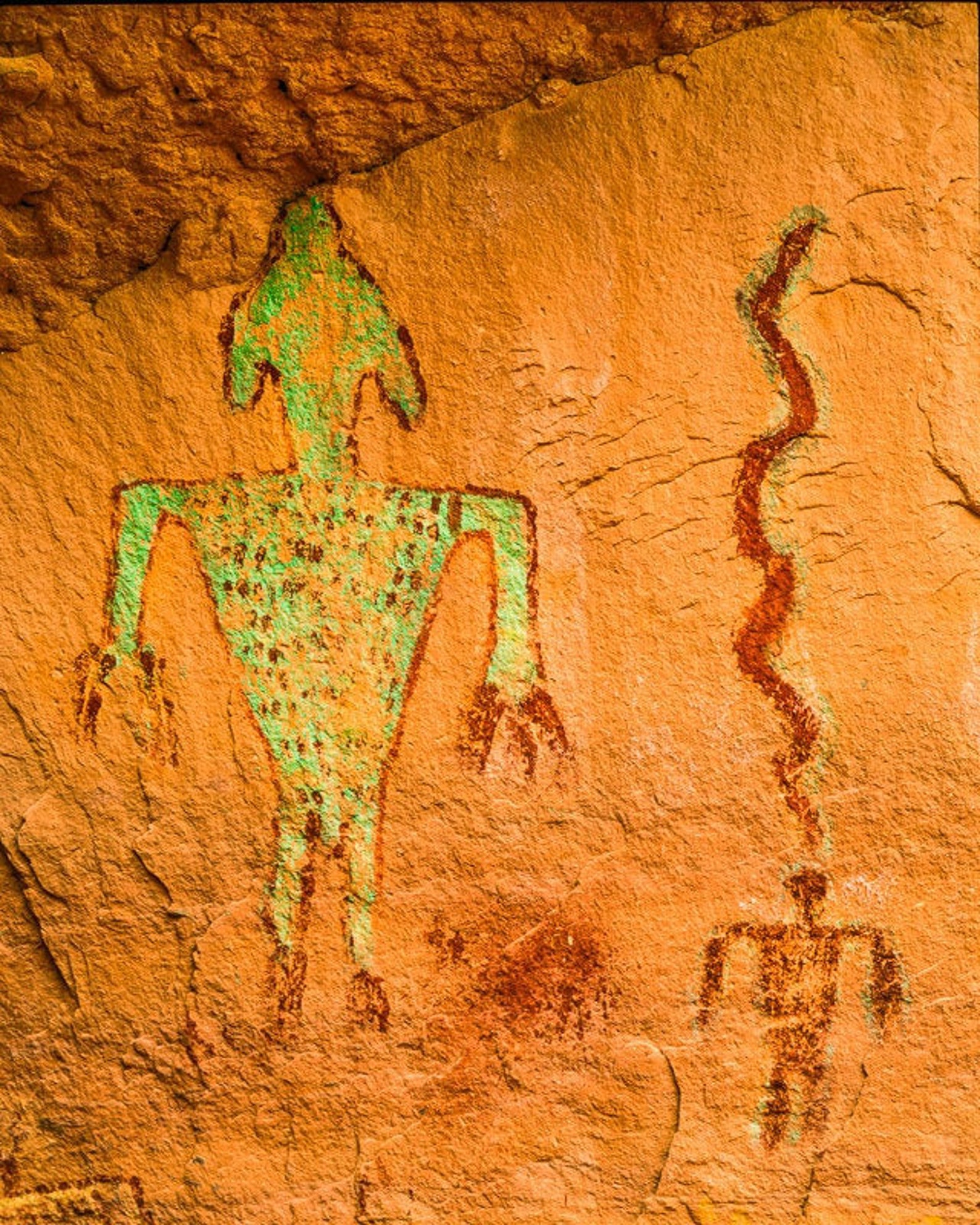 Pictograph, Painted Cave, AZ - Etsy