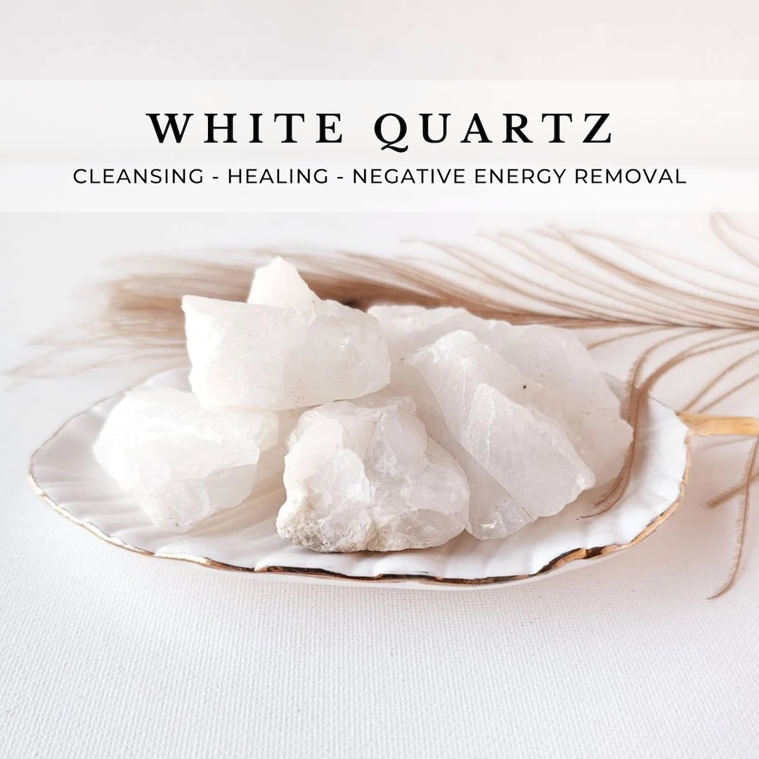 Raw WHITE QUARTZ Rough Crystal, Milky Quartz, Milk Stone. Semi Precious ...