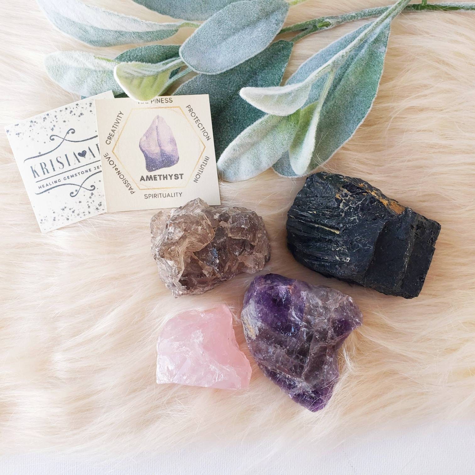 HOME PROTECTION Crystal Set for Negative Energy Removal | Etsy