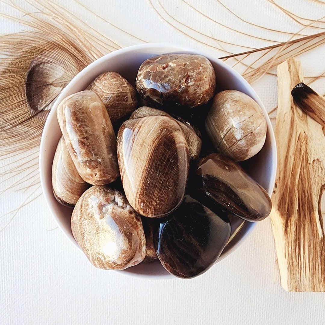 COKE CALCITE Tumbled Crystal Chocolate Calcite Stone Root Beer Calcite ...