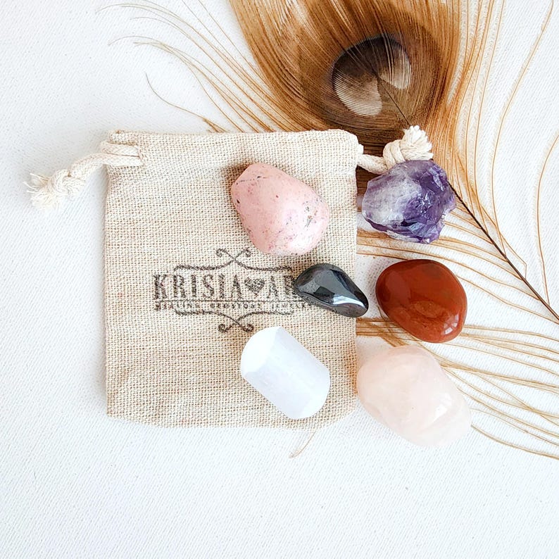 CANCER SUPPORT Crystal Set for Calming Meditation During Cancer ...