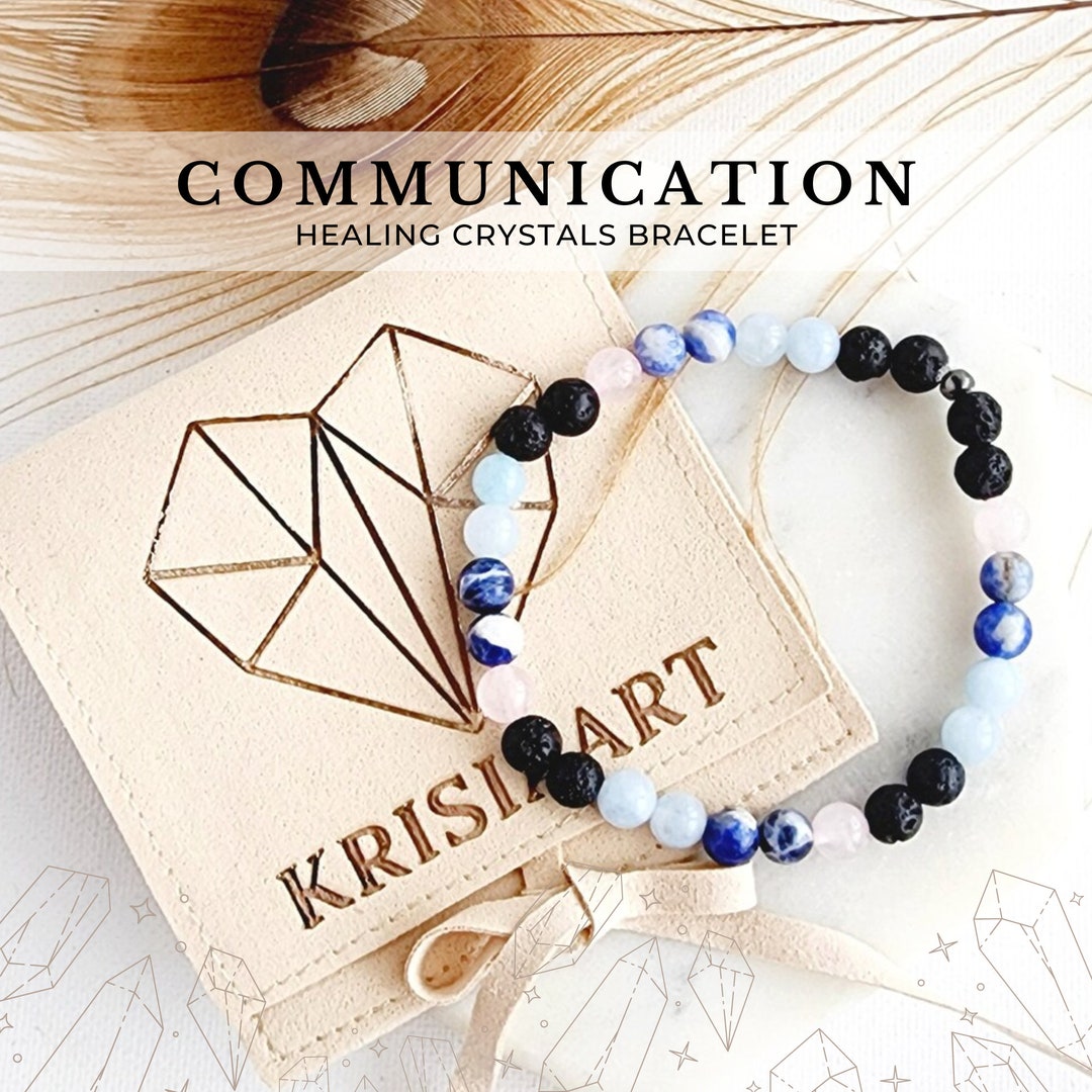 6mm COMMUNICATION Bracelet for Clear Expression Harmony Understanding ...