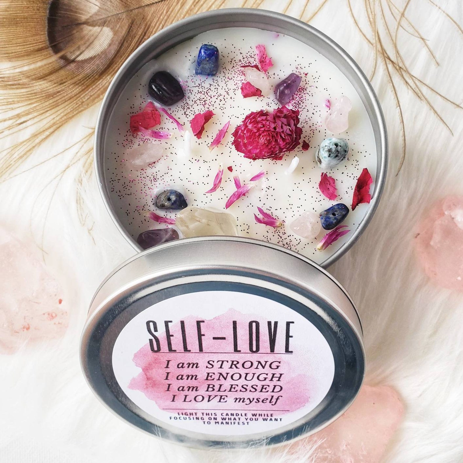 SELF-LOVE Candle for Self Care. Candle for Well Being | Etsy