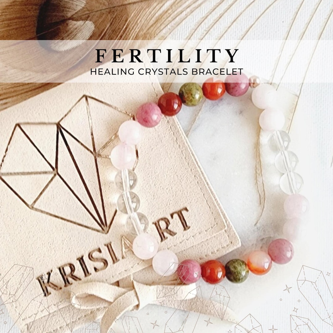 8mm FERTILITY Bracelet for Getting Pregnant, Infertility, Ivf ...