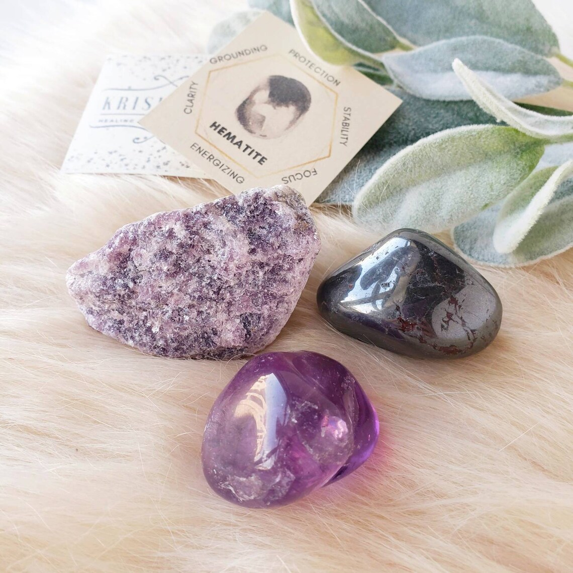 Crystals for ADHD Attention & Focus Crystal Set for | Etsy