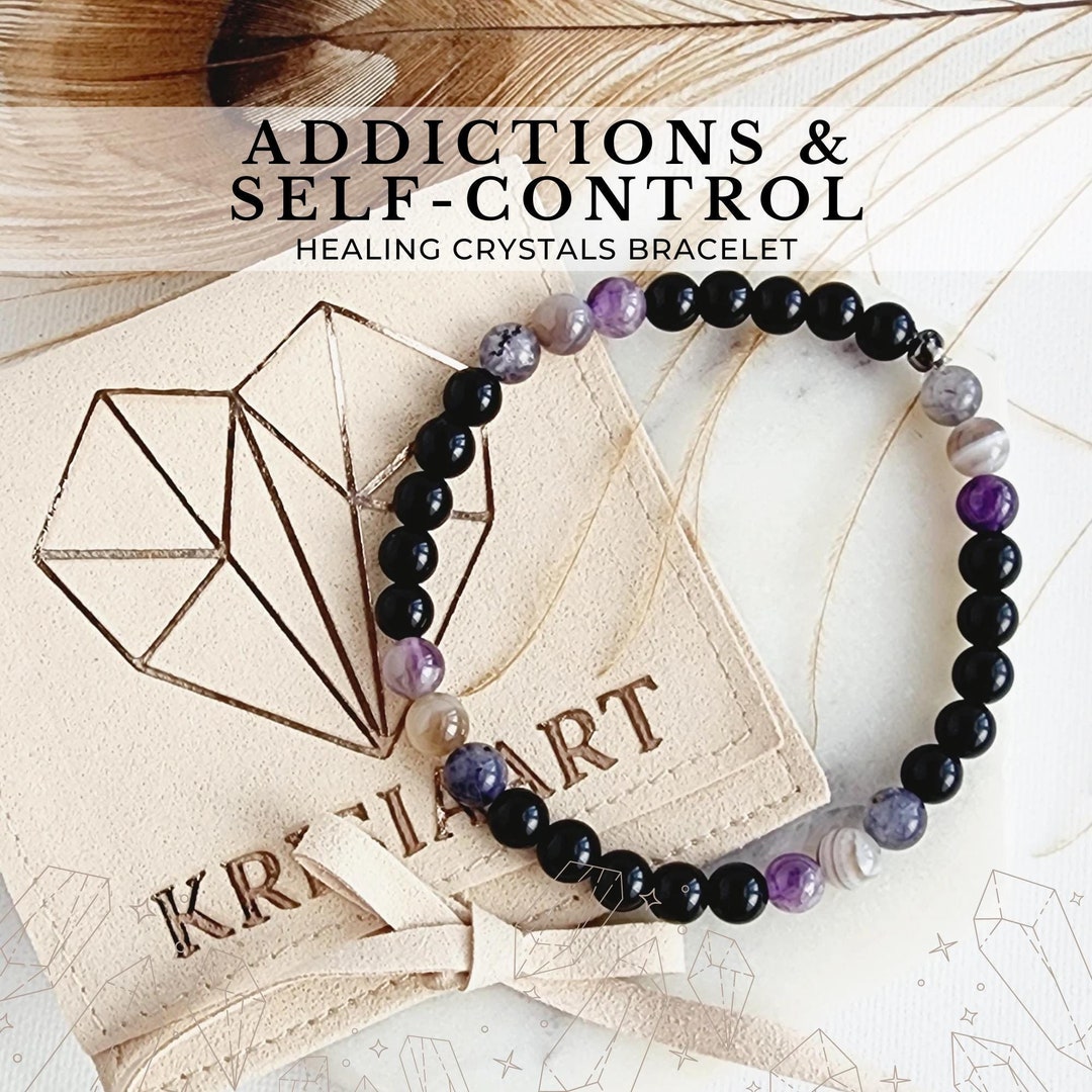 6mm ADDICTION SELF-CONTROL Bracelet for for Emotional Mental Spiritual ...