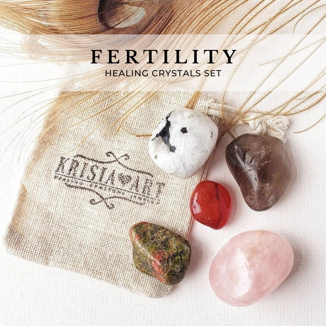 FERTILITY Crystals Set for Pregnancy Meditation and Infertility ...