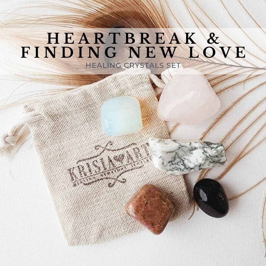 HEARTBREAK & FINDING New LOVE Crystal Set for Attracting Soulmate ...