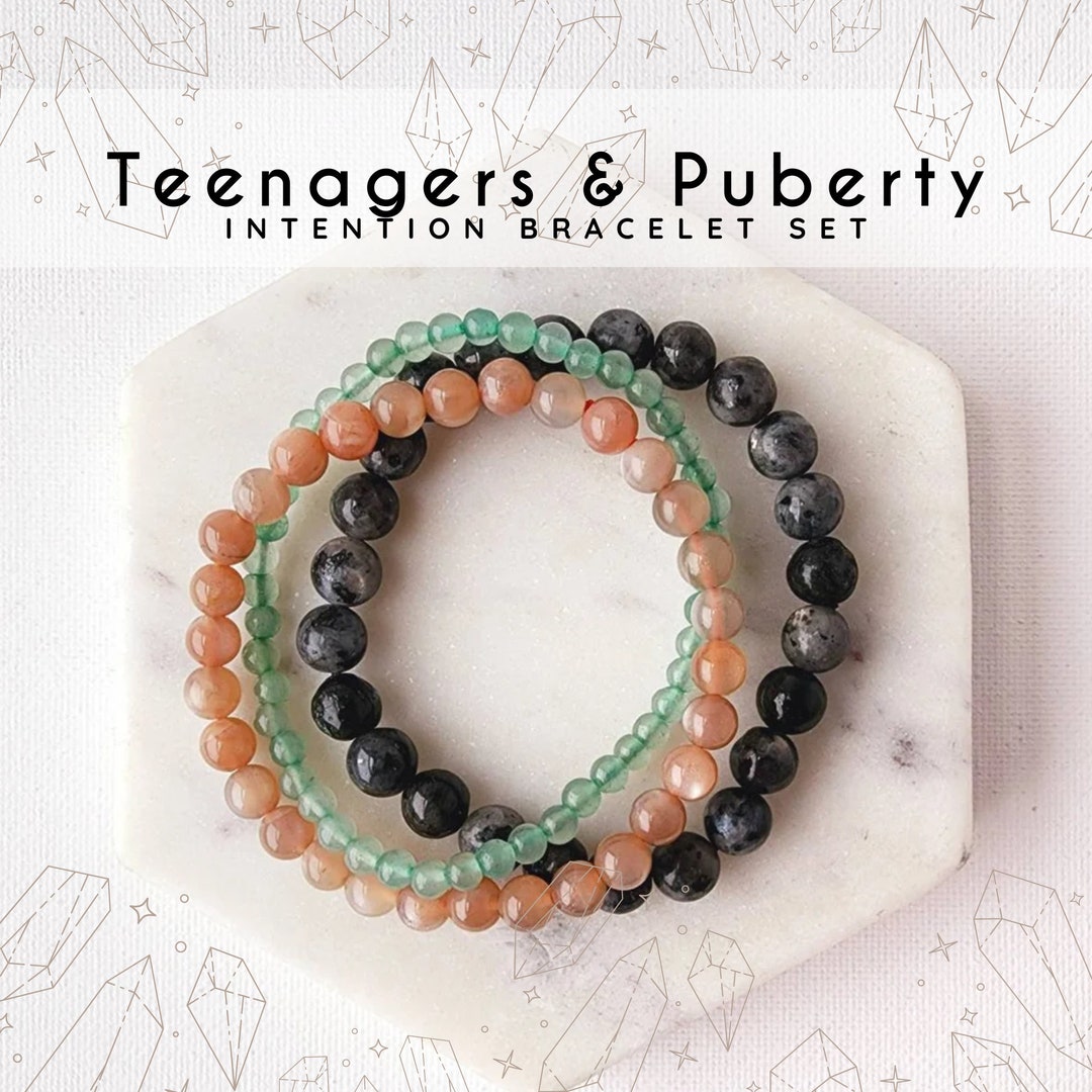 TEENAGERS & PUBERTY Support Bracelet Set Teen Bracelets Gift for Self ...