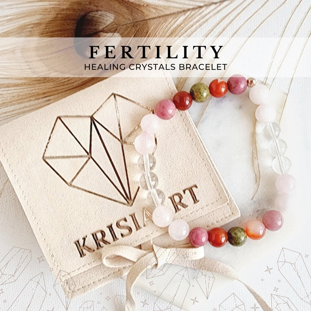 8mm FERTILITY Bracelet for Getting Pregnant, Infertility, Ivf ...