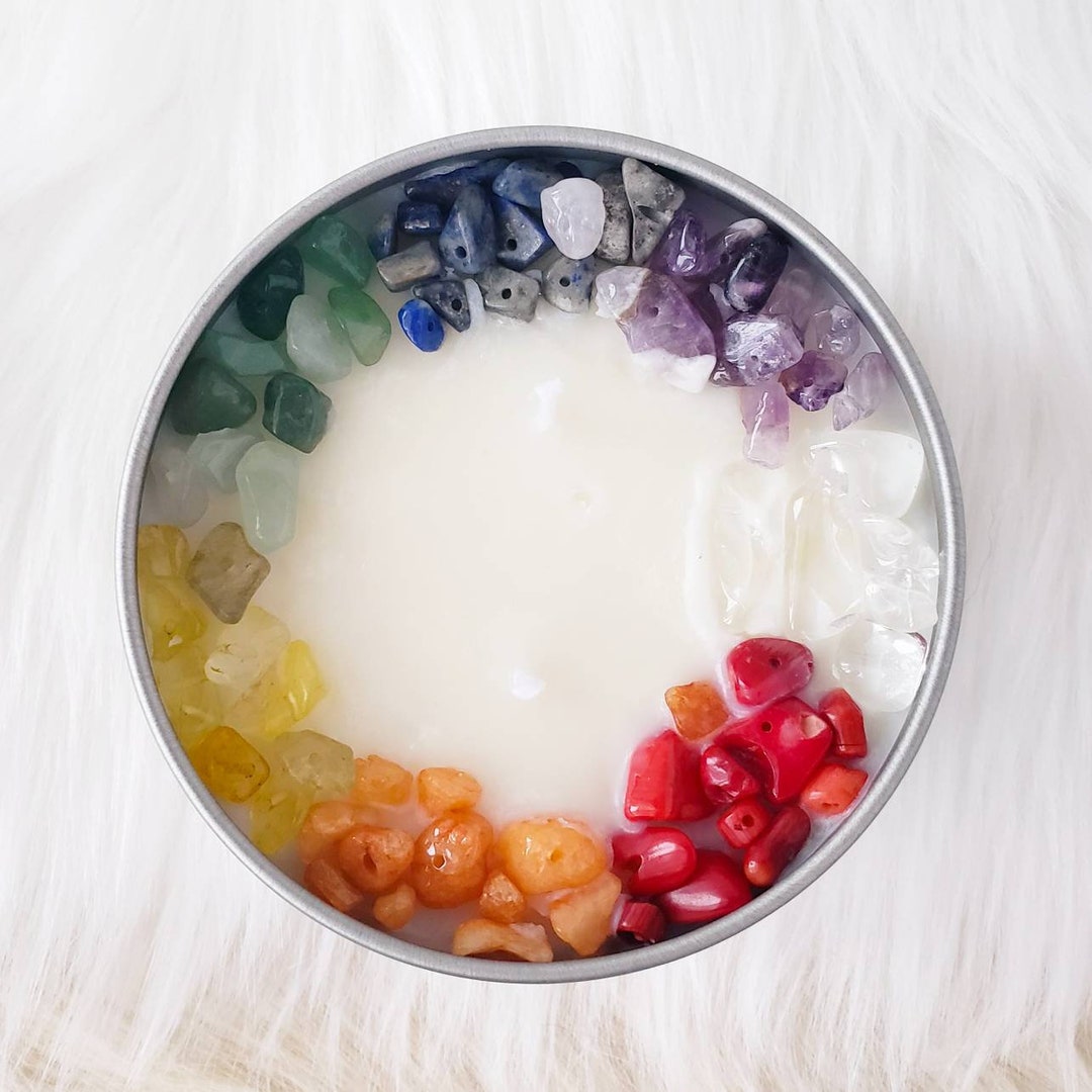 CHAKRA ALIGNMENT Candle for Meditation Yoga Zen Home Decor Spiritual ...