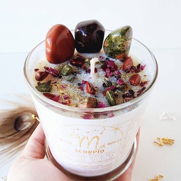 Scorpio Candle - Etsy