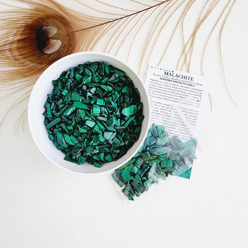 Malachite Chip - Etsy