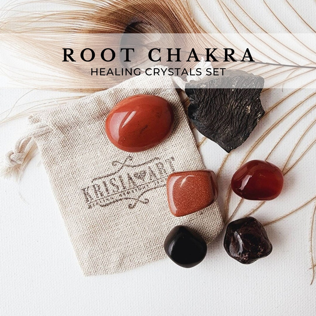 ROOT CHAKRA Crystal Set for Balance and Alignment Muladhara Chakra ...