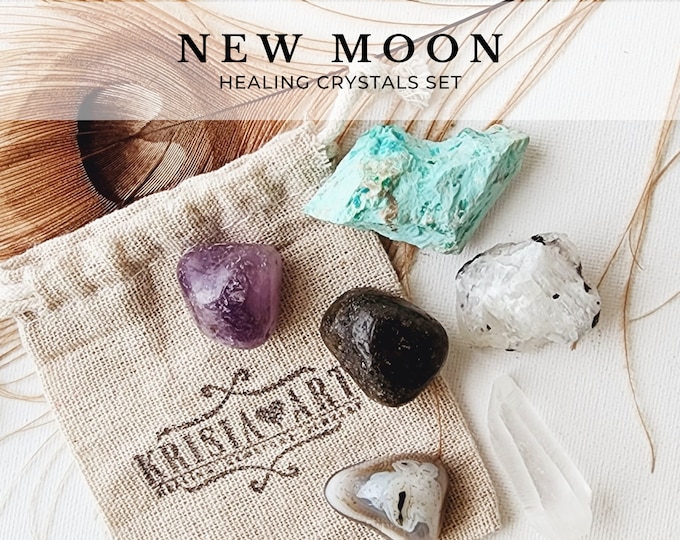 Moon / New Moon / New Moon Manifestation Set / Manifestation ...