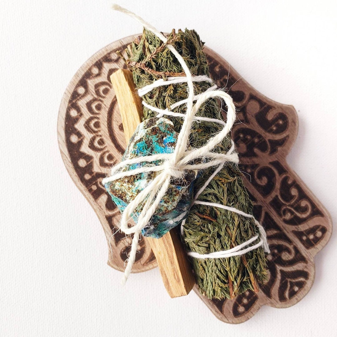 Custom SMUDGE KIT for Purification, Cleansing, Negative Energy Removal ...