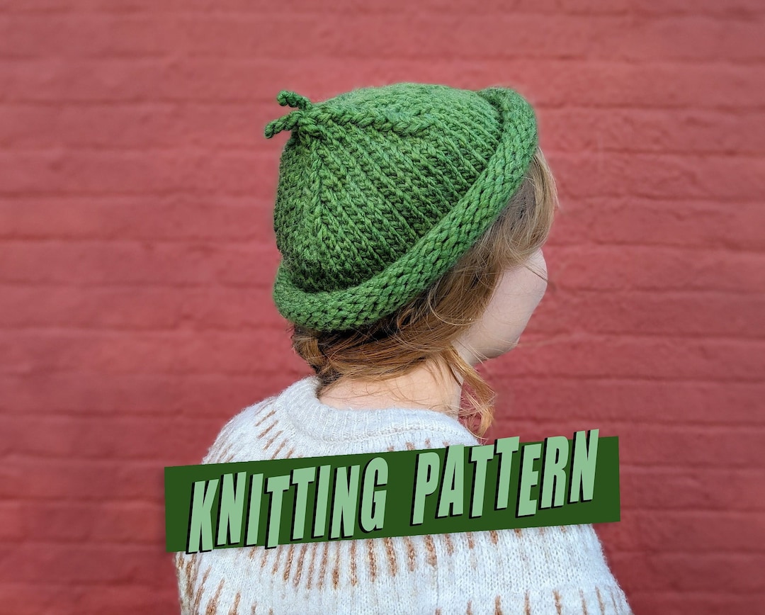 KNITTING PATTERN // Gingers Rolled Brim Hat \\ EASY - Etsy